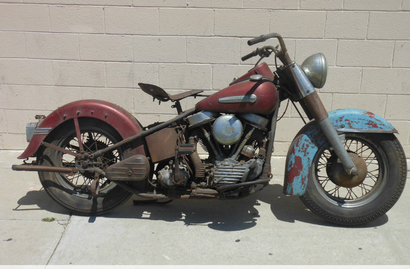 One Hell Of A Barn Find, Check Out This 1950 Panhead, All Original ...