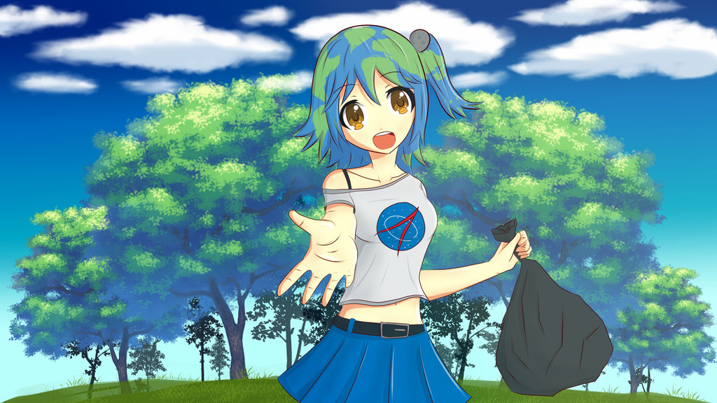 Mengenal Earth-Chan, Karakter Representasi Bumi Yang Kawai - SainsKomputer
