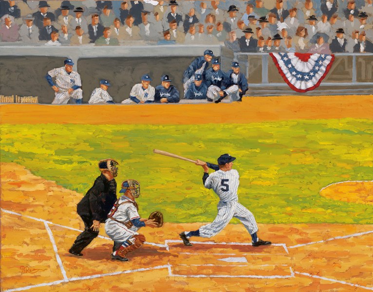 The Showbiz Wizard: DICK PEREZ: Brilliant Baseball Art at Agora Gallery
