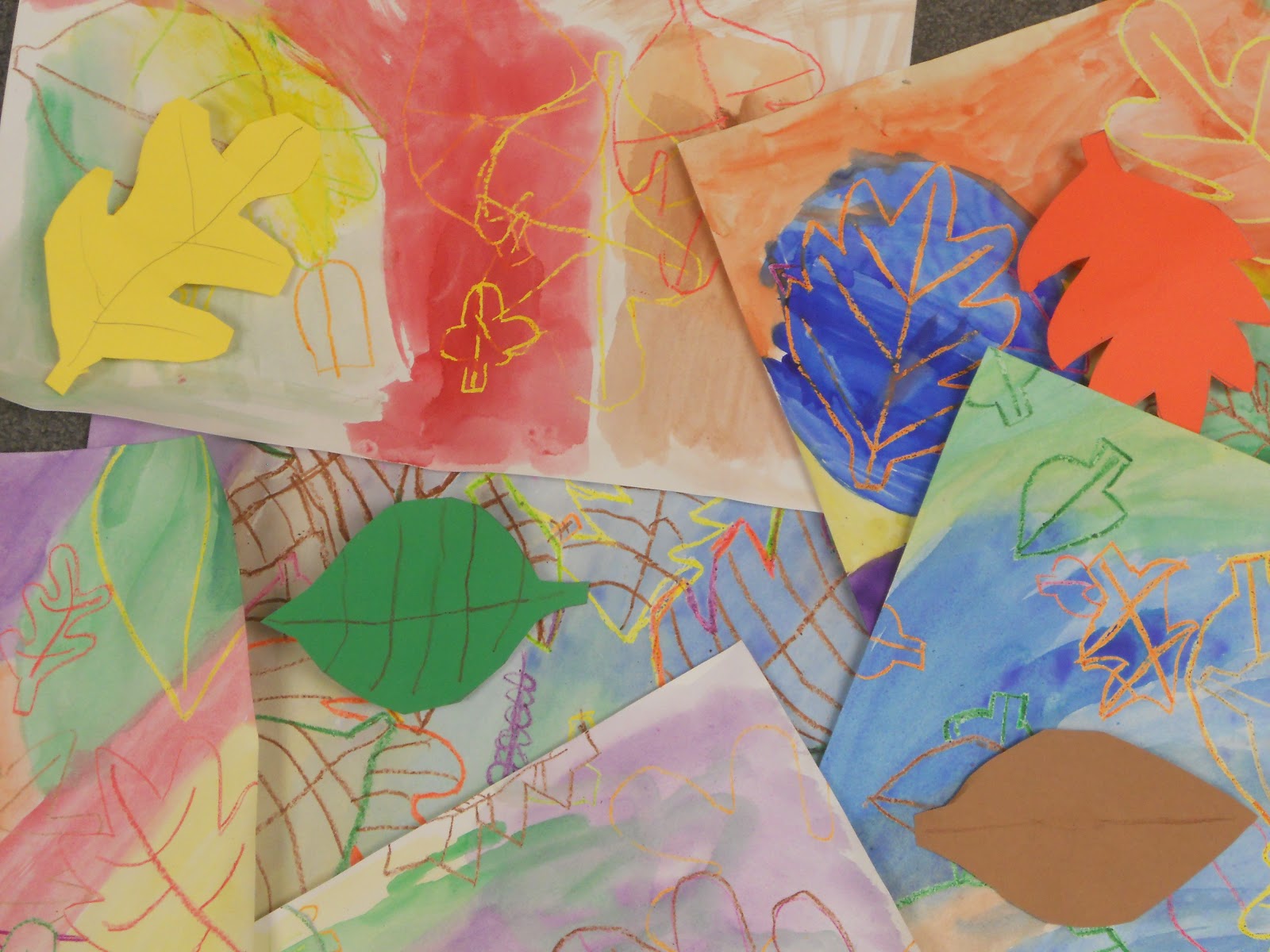 Mrs. Craig's Art Room: 4th grade - Autumn Leaves
