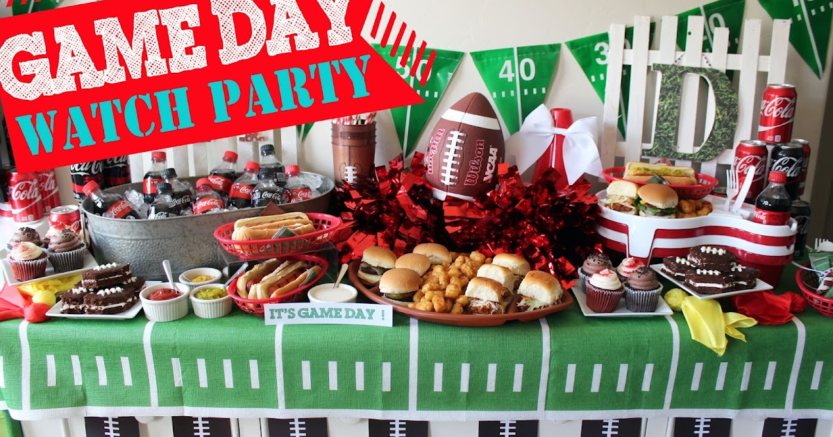 Football Game Day Watch Party