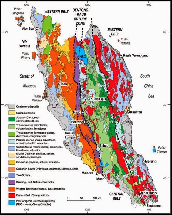 Malaysia Mining: Tin mine operation at Kedah-Perak border