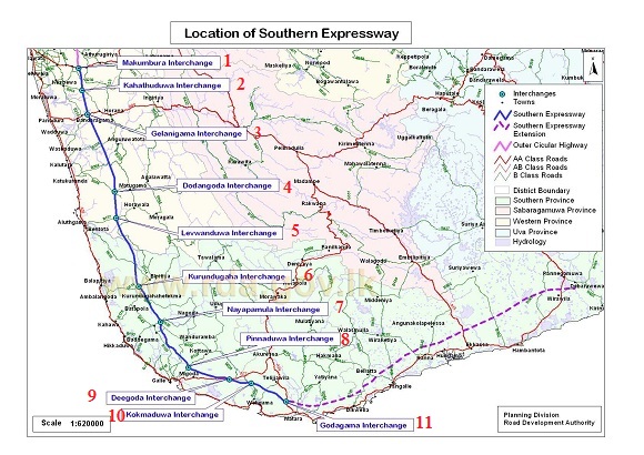 AI: Southern Expressway Exits