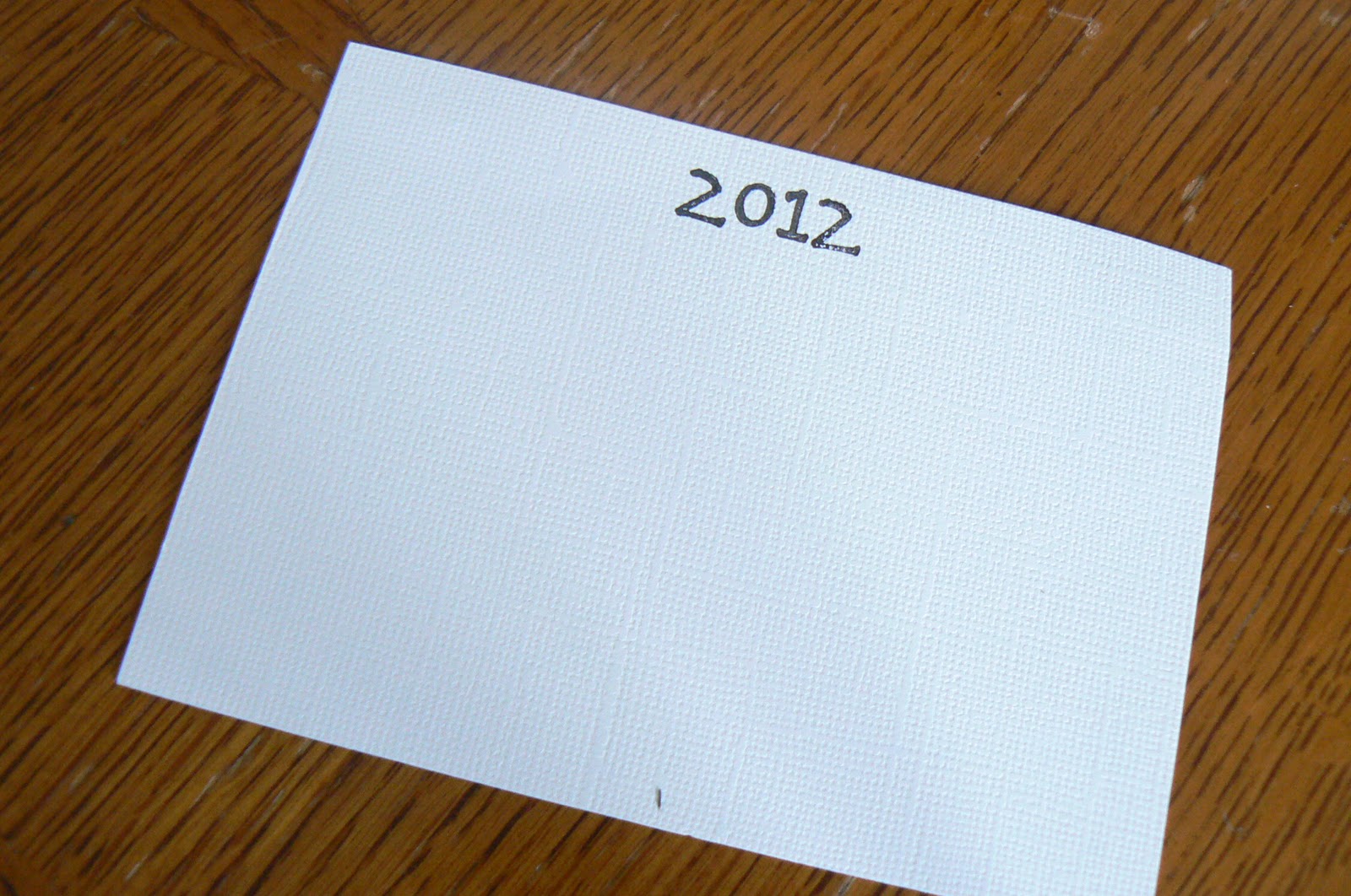 Create & Celebrate: Life Box: Resolution Card