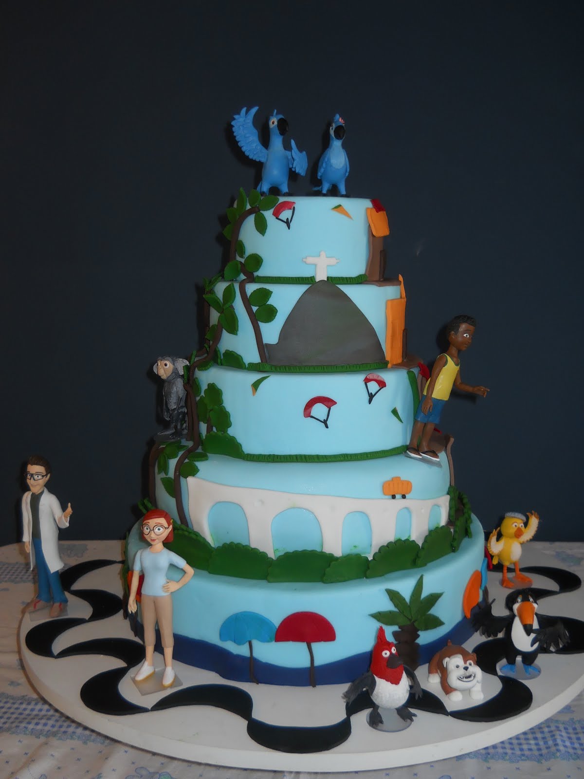 Fabíola Martins - Cake Designer: Bolo "Rio"