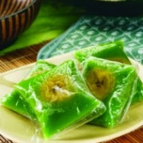 Resep Kue Pisang Hunkwe Pandan
