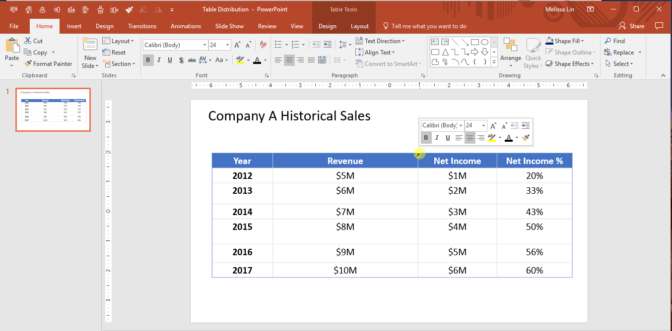 Powerpoint 2007 Trabajar Con Columnas Y Filas - Riset