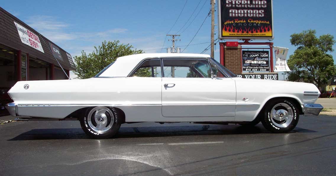 I Love Muscle Cars: White Chevrolet Impala 1963 Super Sport