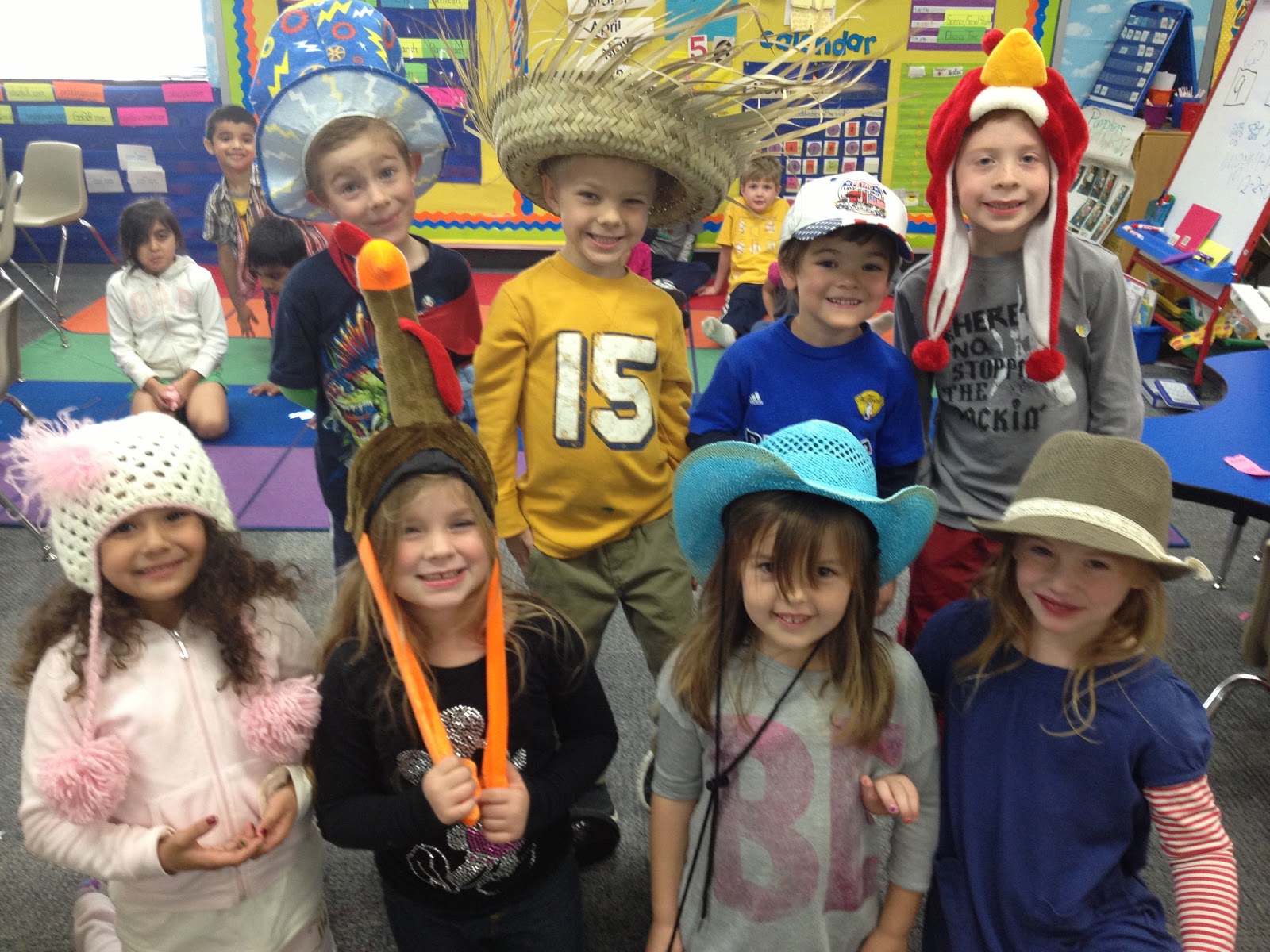 Harris Happenings: Crazy Hat Day with some of my favorite CRAZIES!
