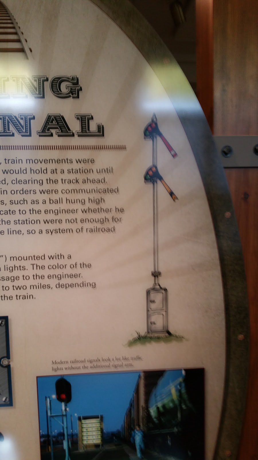 History and Culture by Bicycle: Union Pacific Railroad Museum: Signals