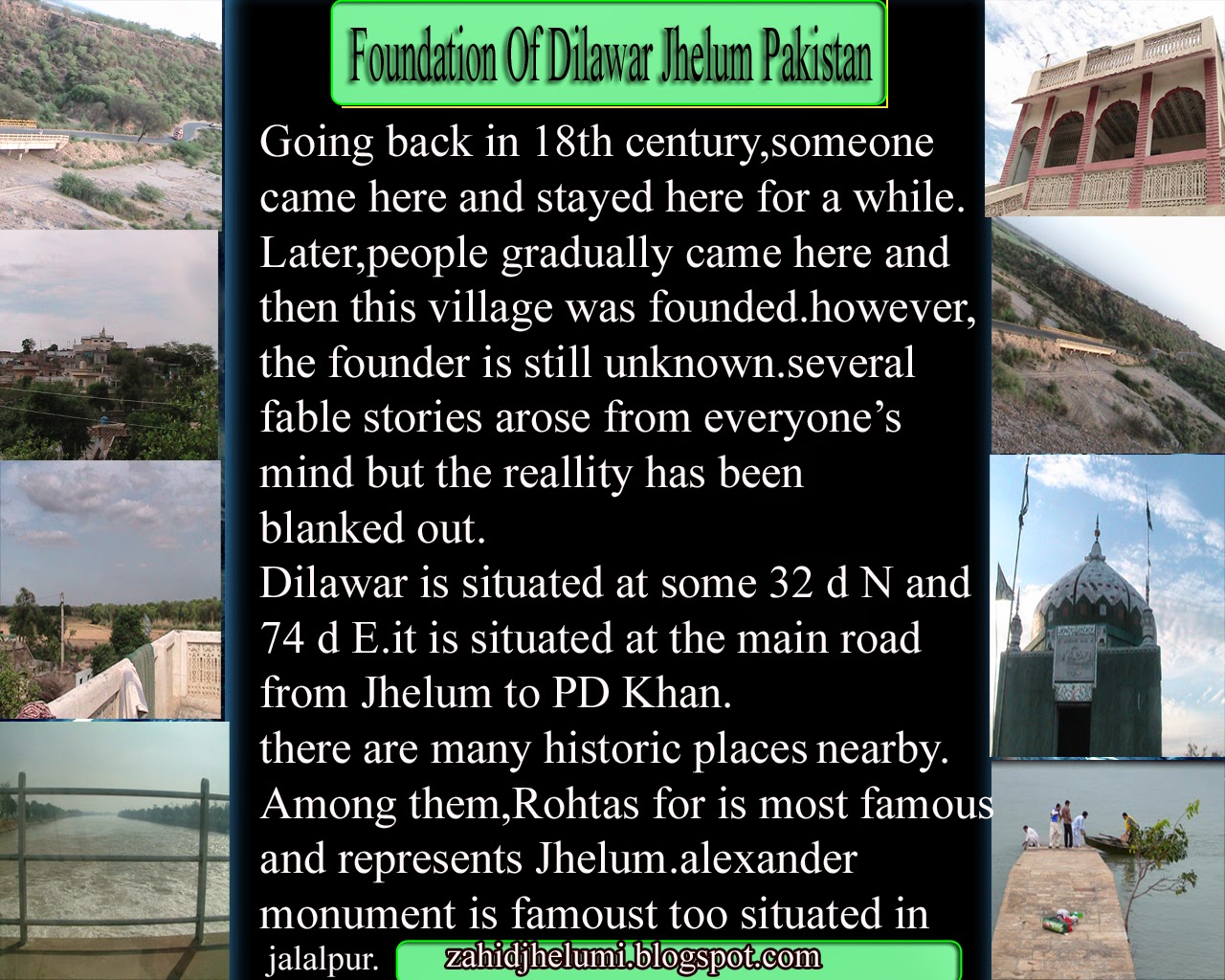 District Jhelum,District jhelum, ضلع جہلم: Village Dilawar+Jhelum City ...
