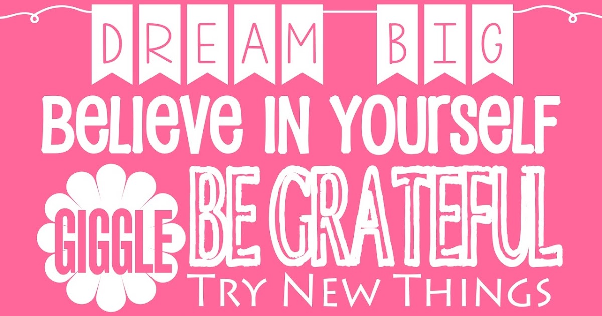 CreateJoy2Day: Girls Room Printable