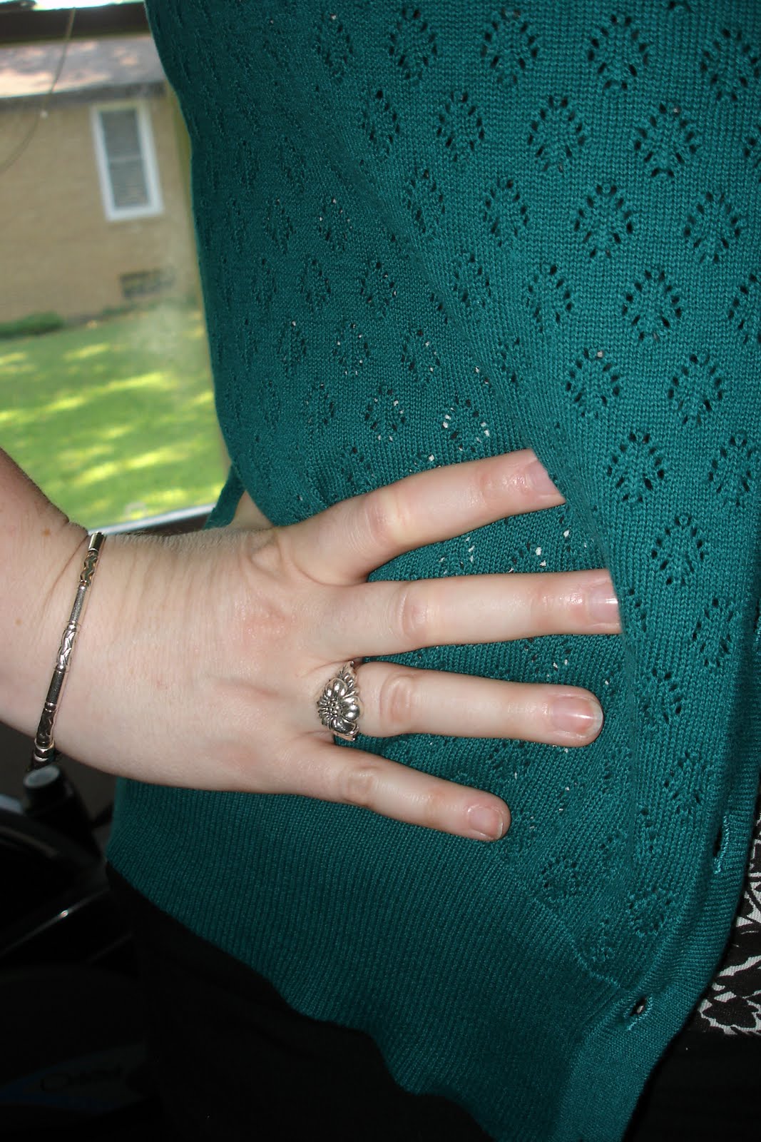 pretty.vintage.chic: OOTD: Pointelle + Patterns