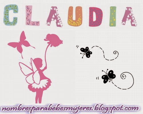 QUE SIGNIFICA CLAUDIA : NOMBRES PARA BEBES MUJERES Y SU SIGNIFICADO