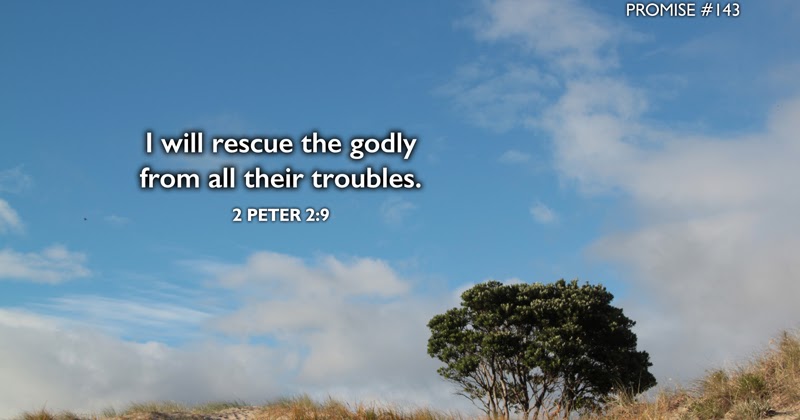 IMMANUEL GOD WITH US: I will rescue the godly from all their troubles.