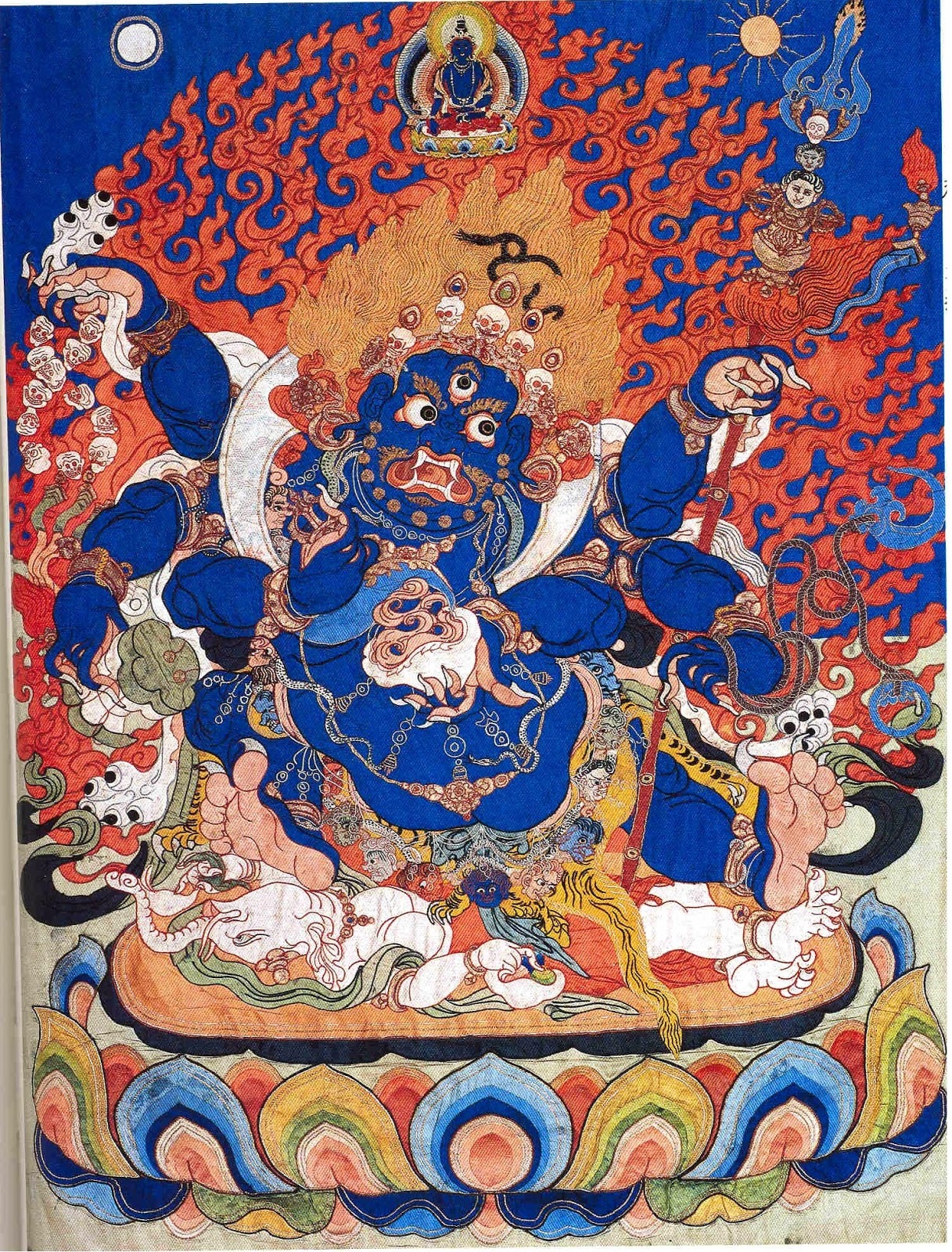 Destiny Gallery 丰天林: Shadbhuja Mahakala (Six-hands)