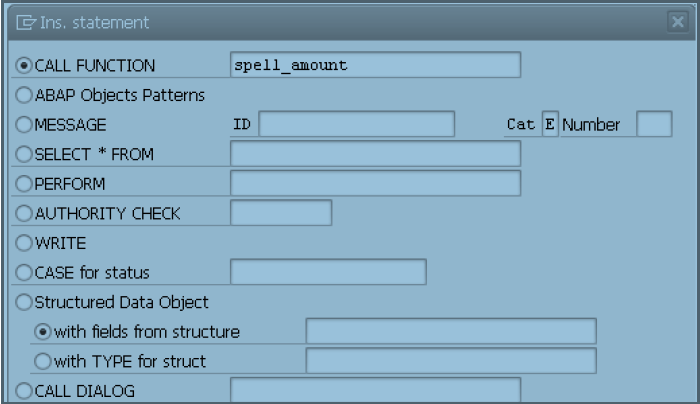 ABAP : Function Modules