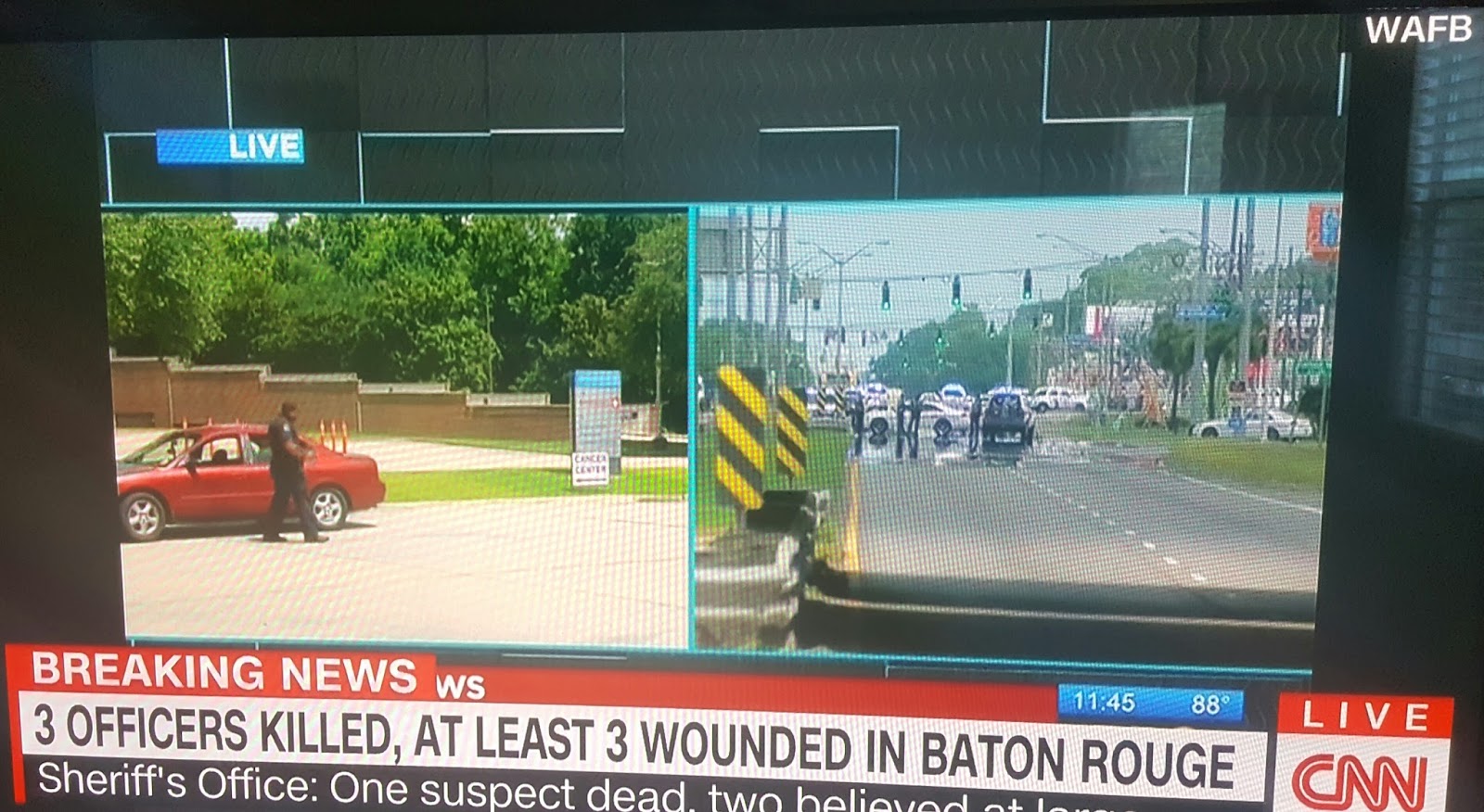 3 police officers dead, 3 others injured in Baton Rouge shooting