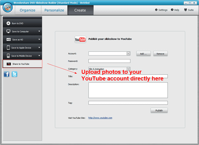 How To Create And Share Photo Slideshow On YouTube Ppt bird how-to-create-and-share-photo-slideshow-on-youtube-ppt-bird