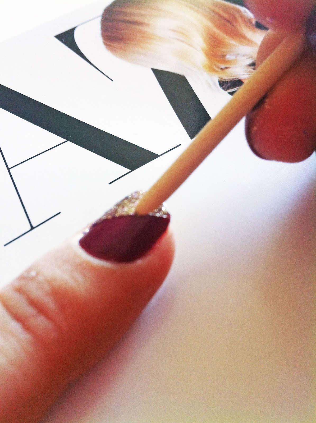 Nail Yourself: Technique: Diagonal 2-tone