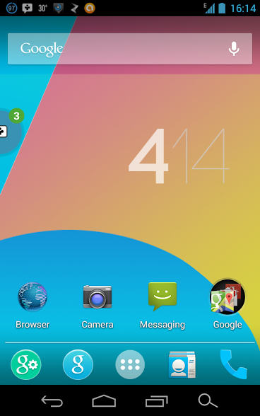 Android 4.4 KitKat look and feel on my Galaxy Note GT-N7000 - Aniruddha ...