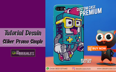 Video Tutorial Desain Stiker Promo Sederhana
