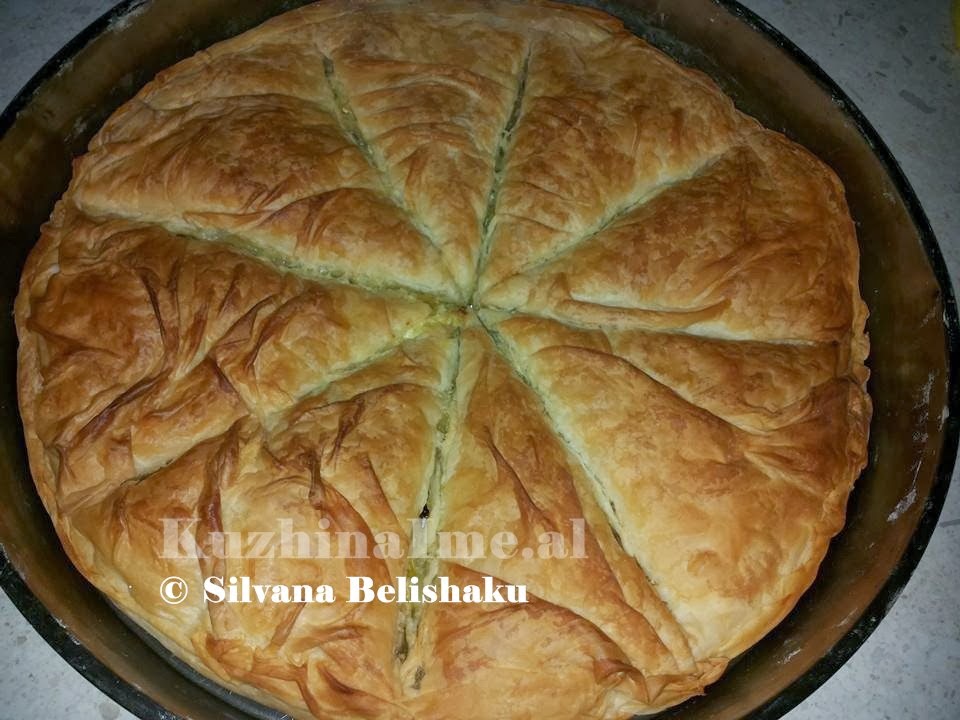 KuzhinaIme.al: Byrek me presh dhe gjize (Receta nga Silvana Belishaku)