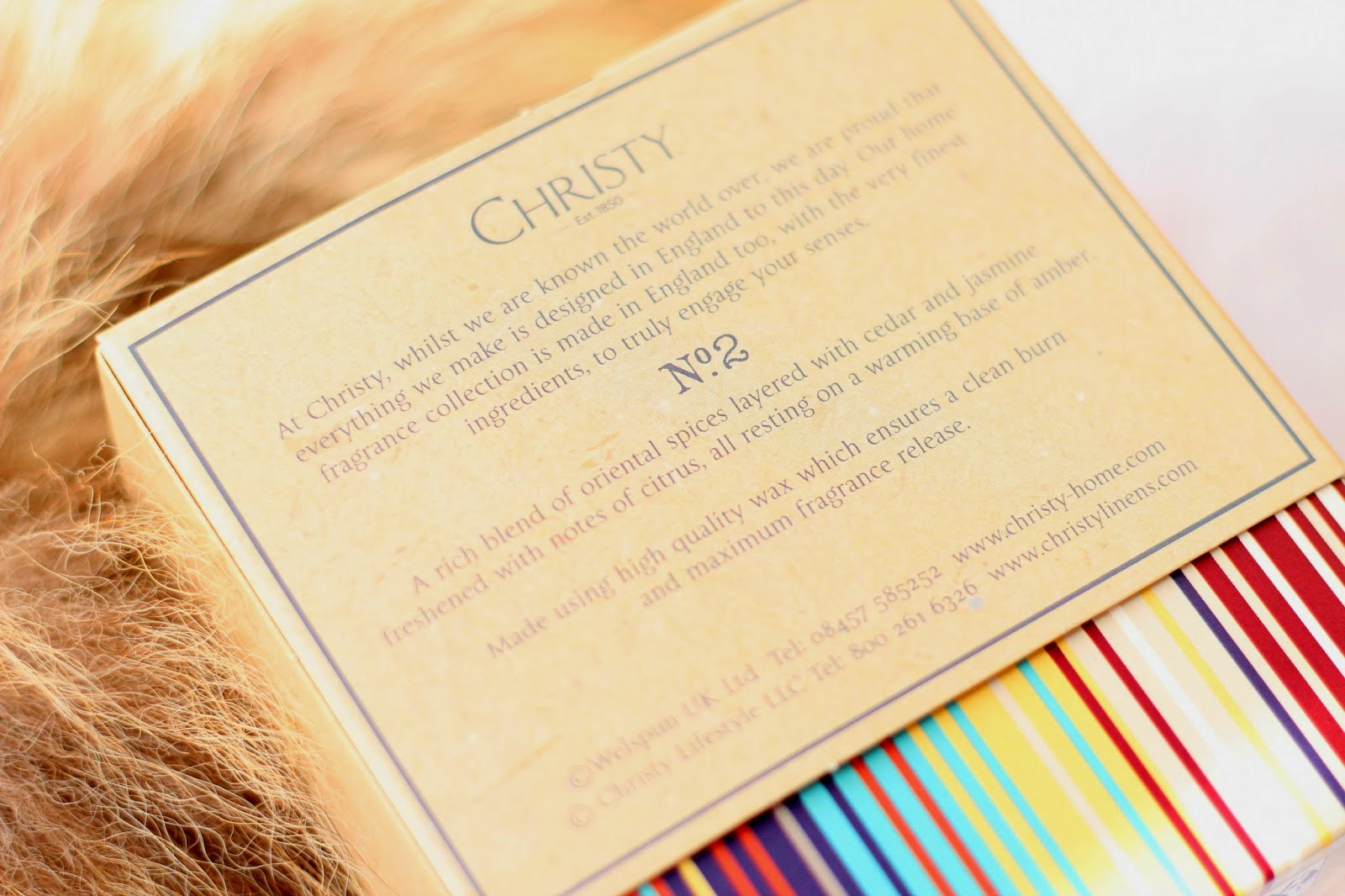 Dancing On the Lego Bricks: CHRISTY CANDLE FRAGRANCE NO 2 | REVIEW