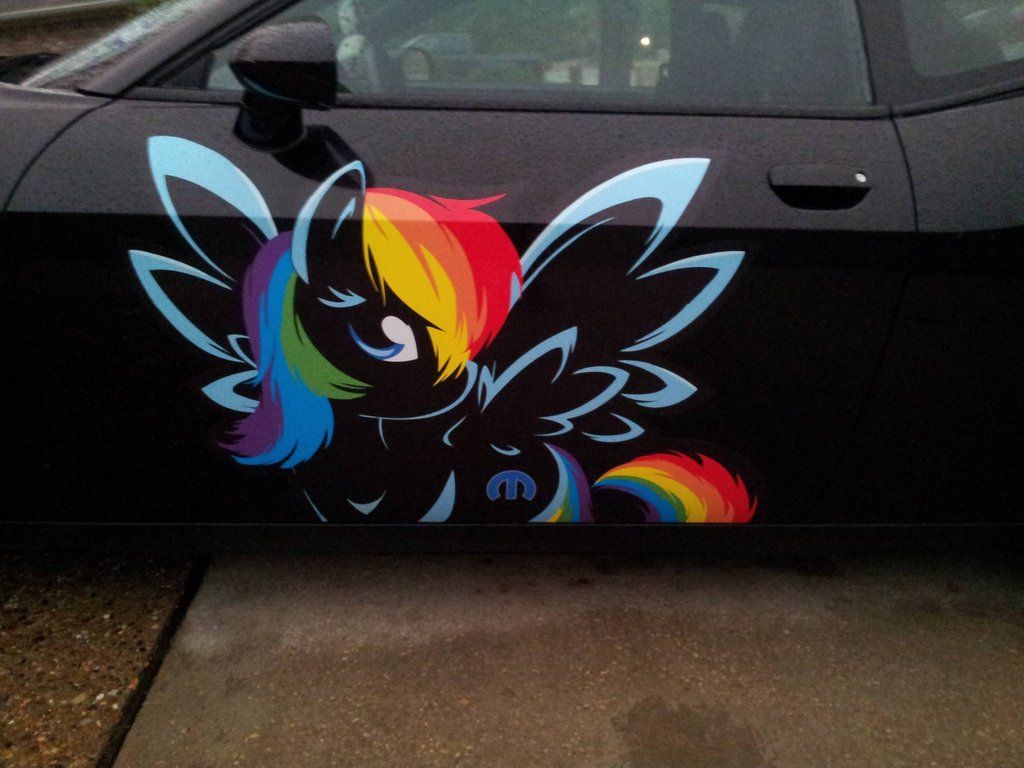 Rainbow Dash Decal For my Car... help - Pony Chatter - Canterlot - My ...