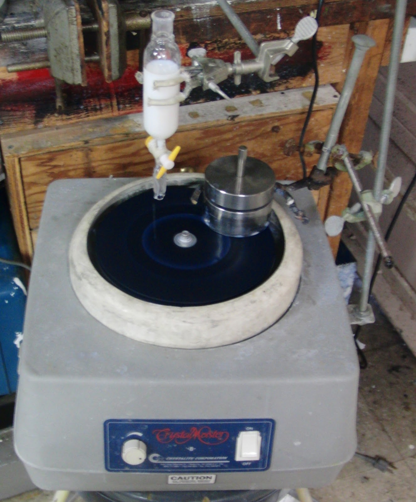 IC reverse engineering and other adventures: Automatic lapping: a first cut