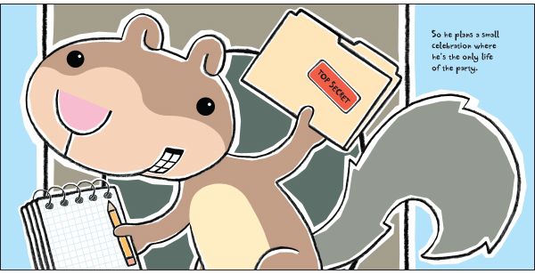 For Immediate Release Reviews - Kids: Scaredy Squirrel Has a Birthday Party