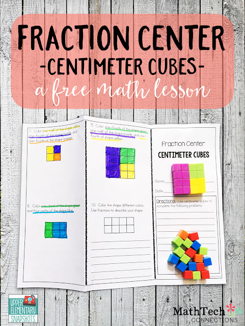 Review Fractions with Centimeter Cubes | Upper Elementary Snapshots