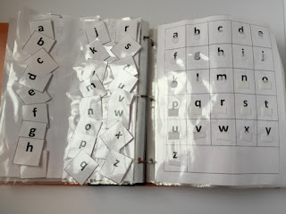 Miss Martel's Special Class: Adaptive Work Binder