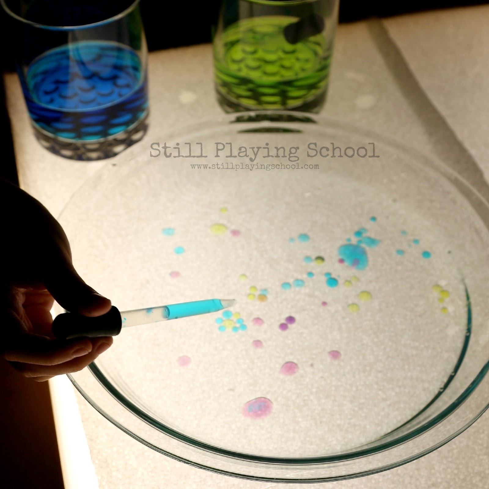 Oil And Water Experiment For Kids