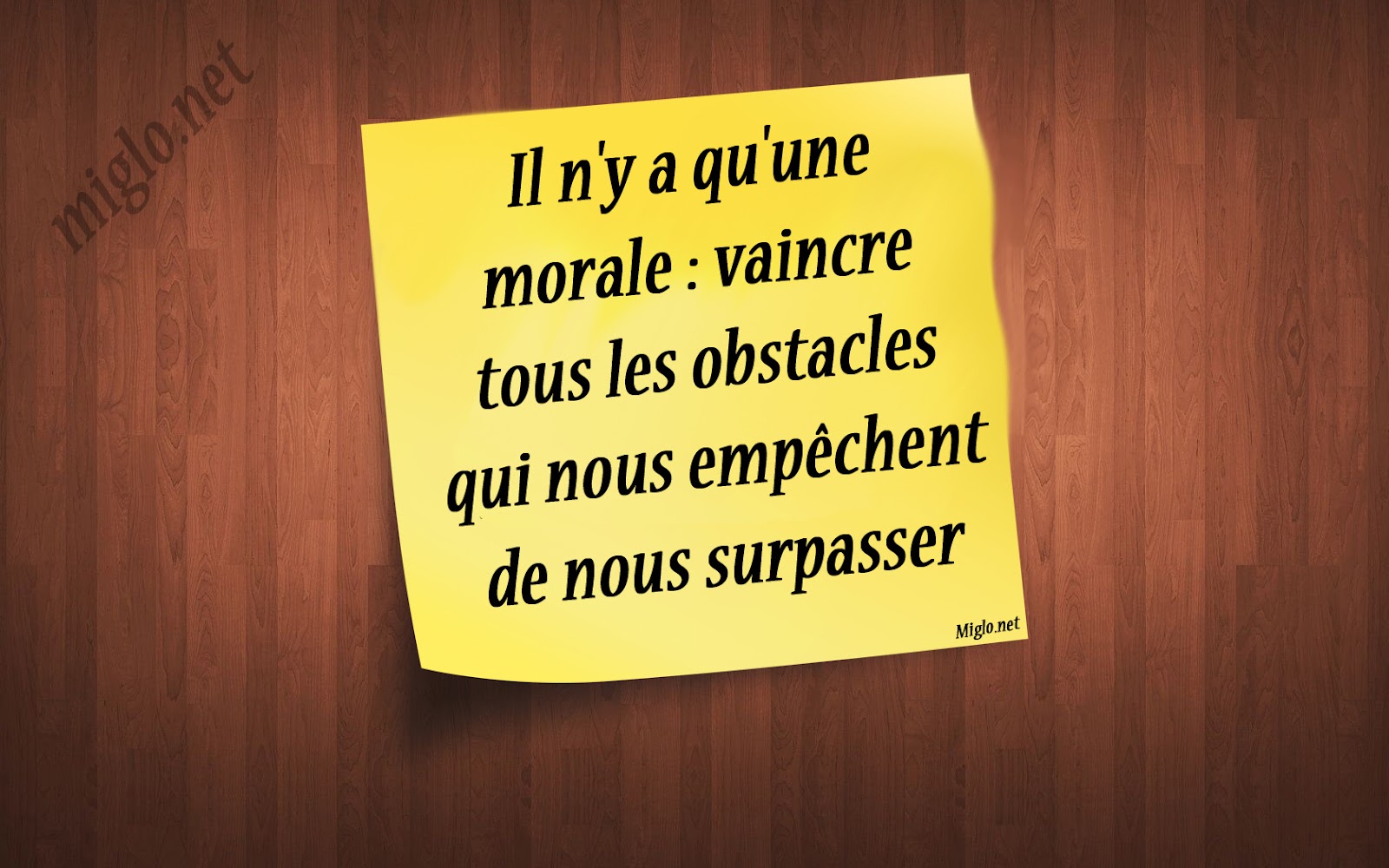 wallpapers HD Gratuit: proverbe de courage