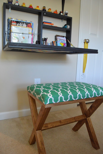 Designed To Dwell: DIY Pull-Down Wall Desk
