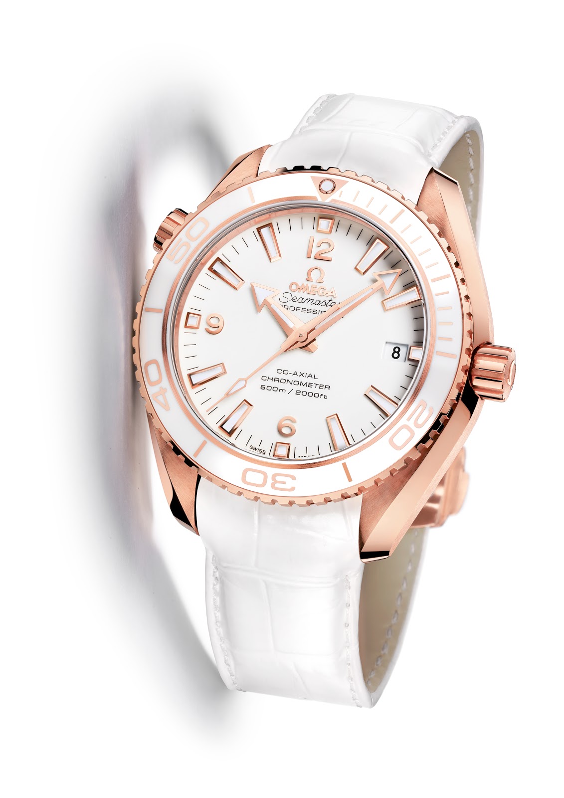 BASELWORLD 2012: OMEGA Seamaster Planet Ocean Ceragold White Planet St ...