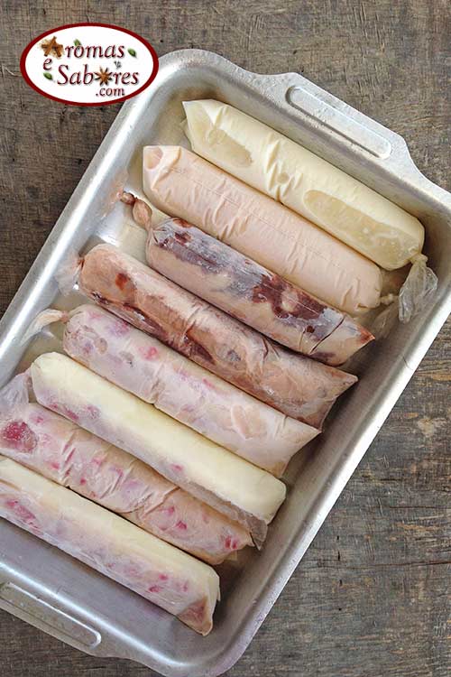 Aromas e Sabores: Como fazer sacolés para vender ou comer