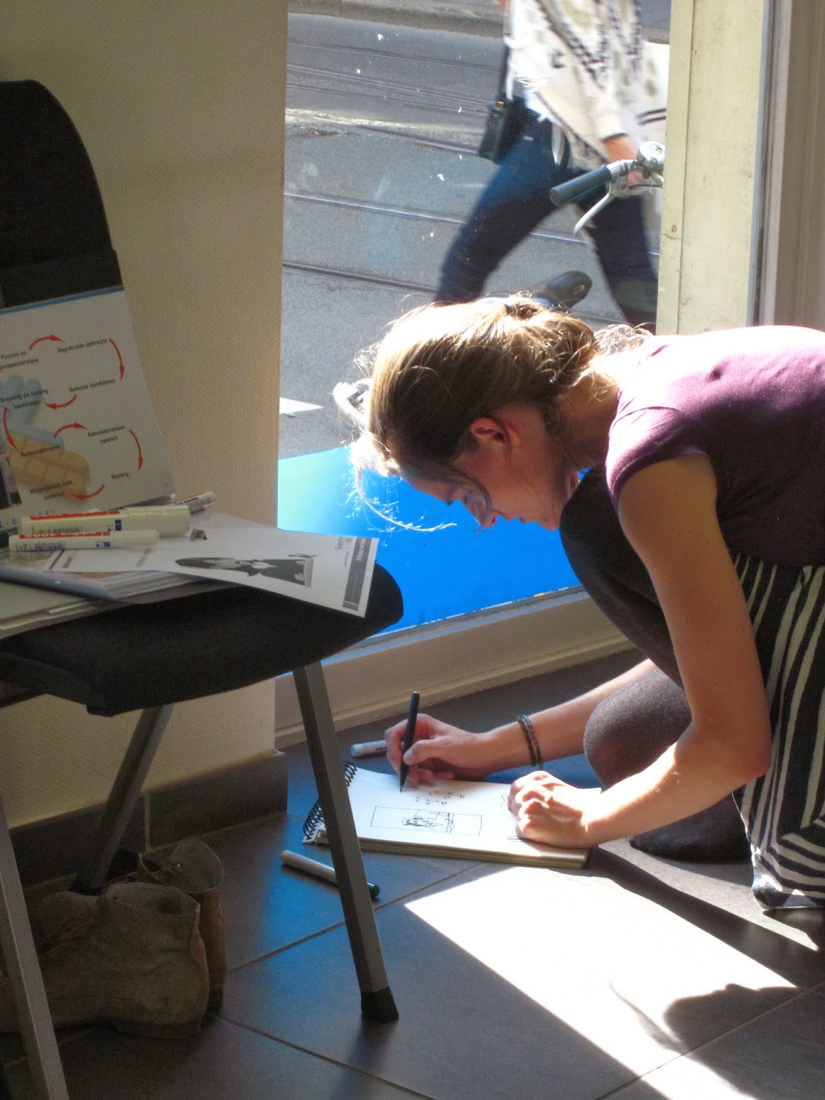 veerle vercruyce: The Big Window Walk: Konvert Interim Gent