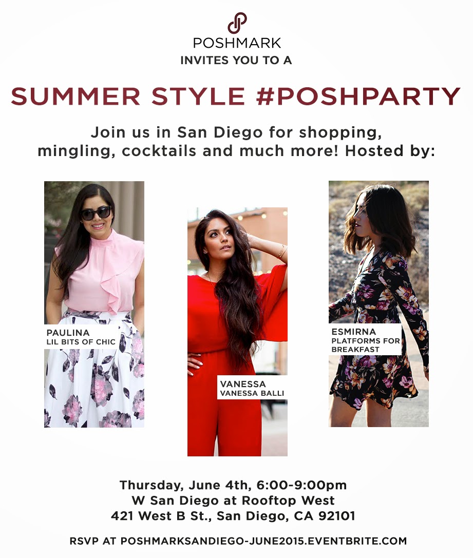 Live Poshmark Party in San Diego! - Lil bits of Chic