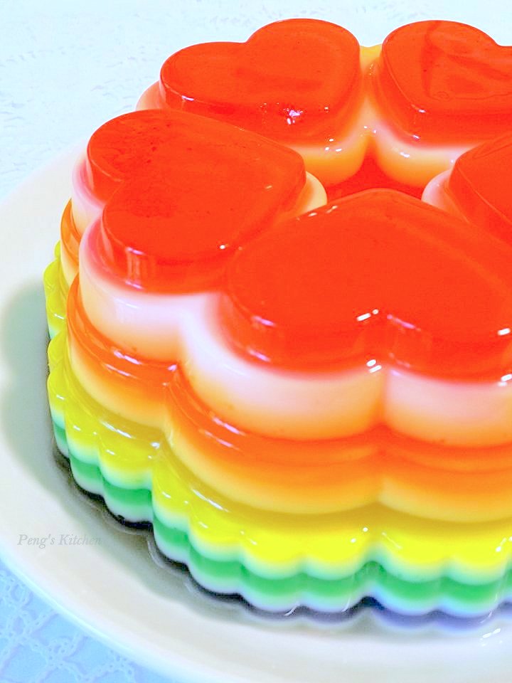 Peng's Kitchen: Rainbow Agar Agar