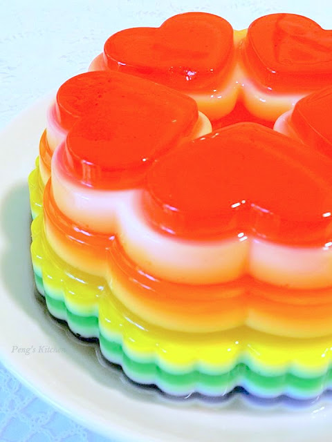 Peng's Kitchen: Rainbow Agar Agar