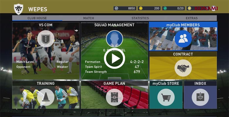 PES 2016 - myClub Trailer Revealed! - PES Editing Corner