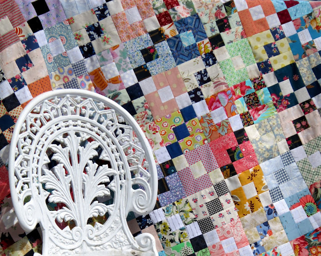 Kokaquilts: carolina chain {a finished quilt top}