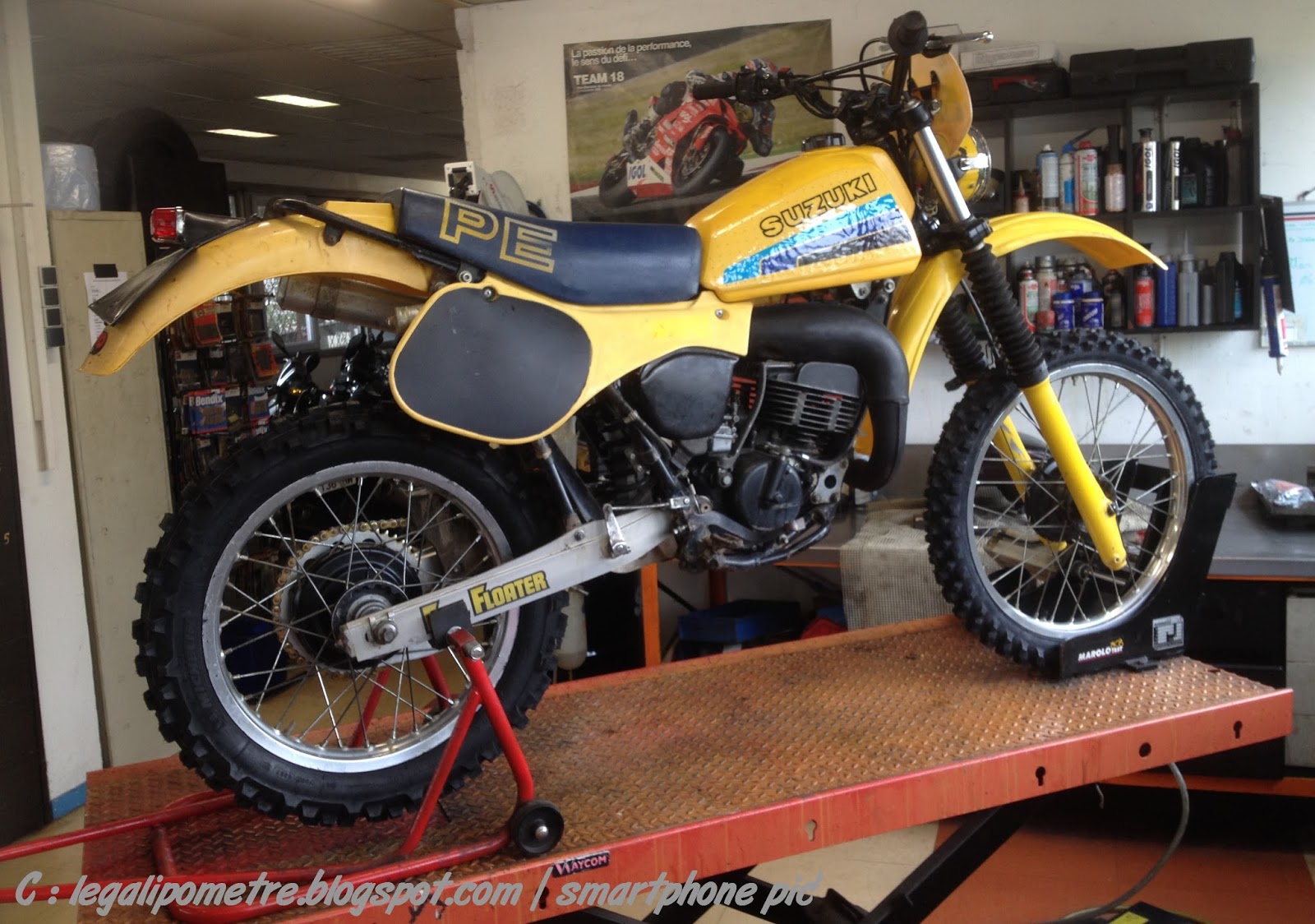 Le Galipometre: Contact : Suzuki 175 PE 1982