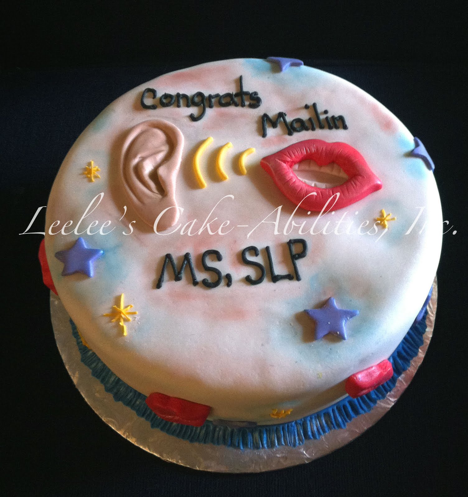 Leelees Cake-abilities: Speech Language Pathology Cake