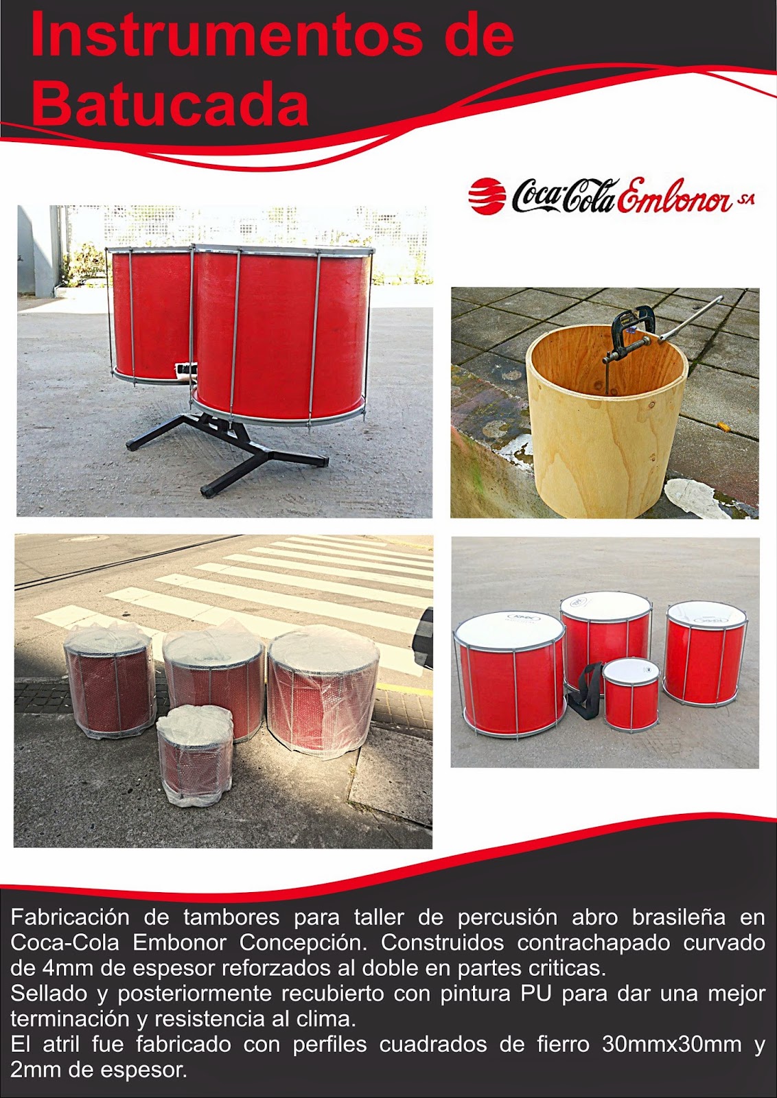 Ignacio Correa Toledo: Instrumentos de Batucada