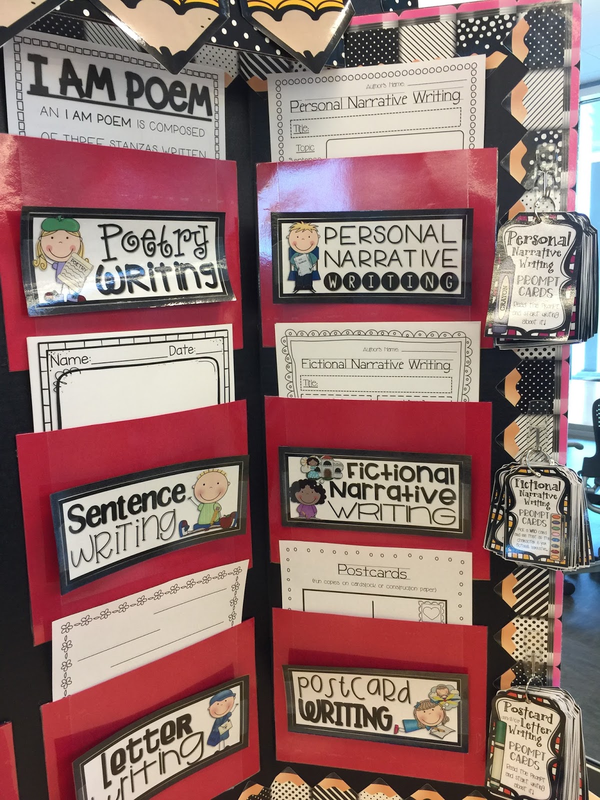 Teaching With Terhune: Writing Center Board with Tons of Activities for ...