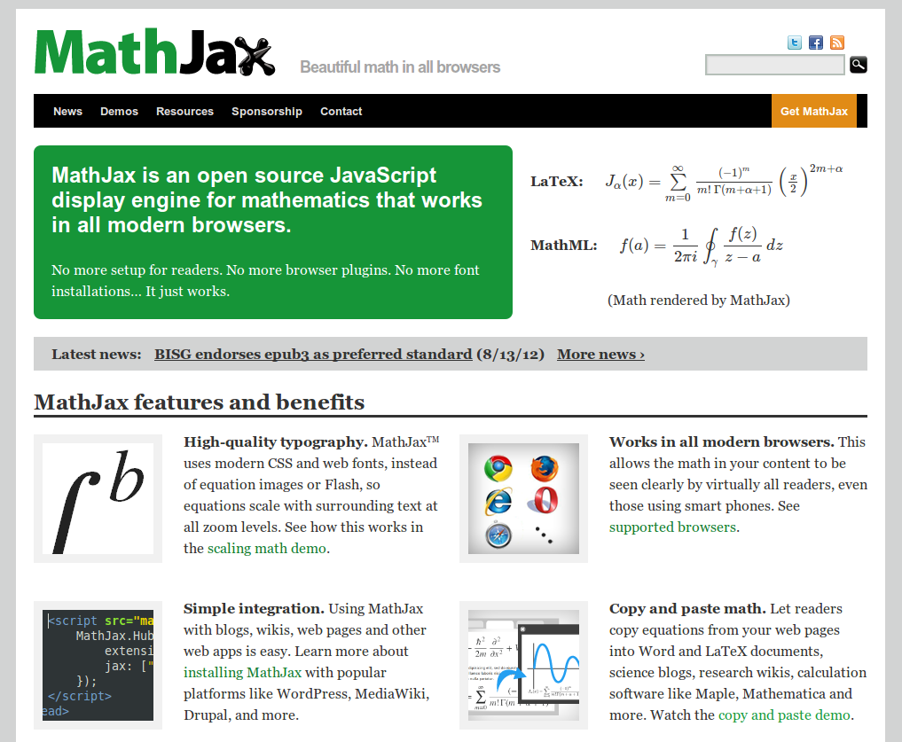 Blog do Professor Jean Piton: Fórmulas matemáticas Latex para HTML/Javascript - Mathjax