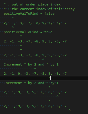 C++: Data Structure and Algorithm - Order Array into Positive and ...